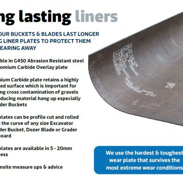 Dozer Blade Liner G450 8mm - West-Trak NZ