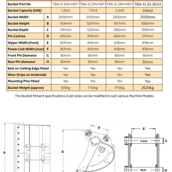 Cat 330-336 Bulk Bucket 2.2m3 - West-Trak NZ
