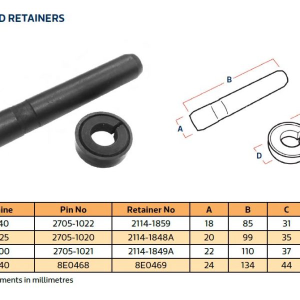 Pin Doosan DX225 - West-Trak NZ