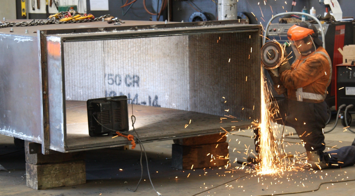 Scrap Metal Transfer Chute - West-Trak NZ